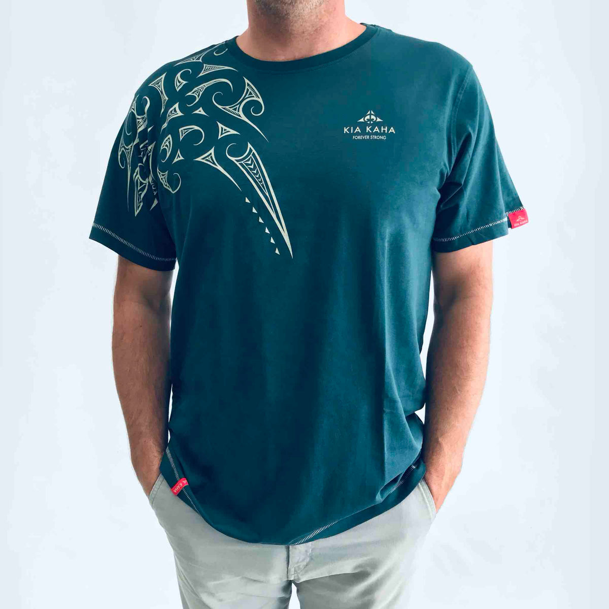 Mens Maori T Shirt - Kia Kaha
